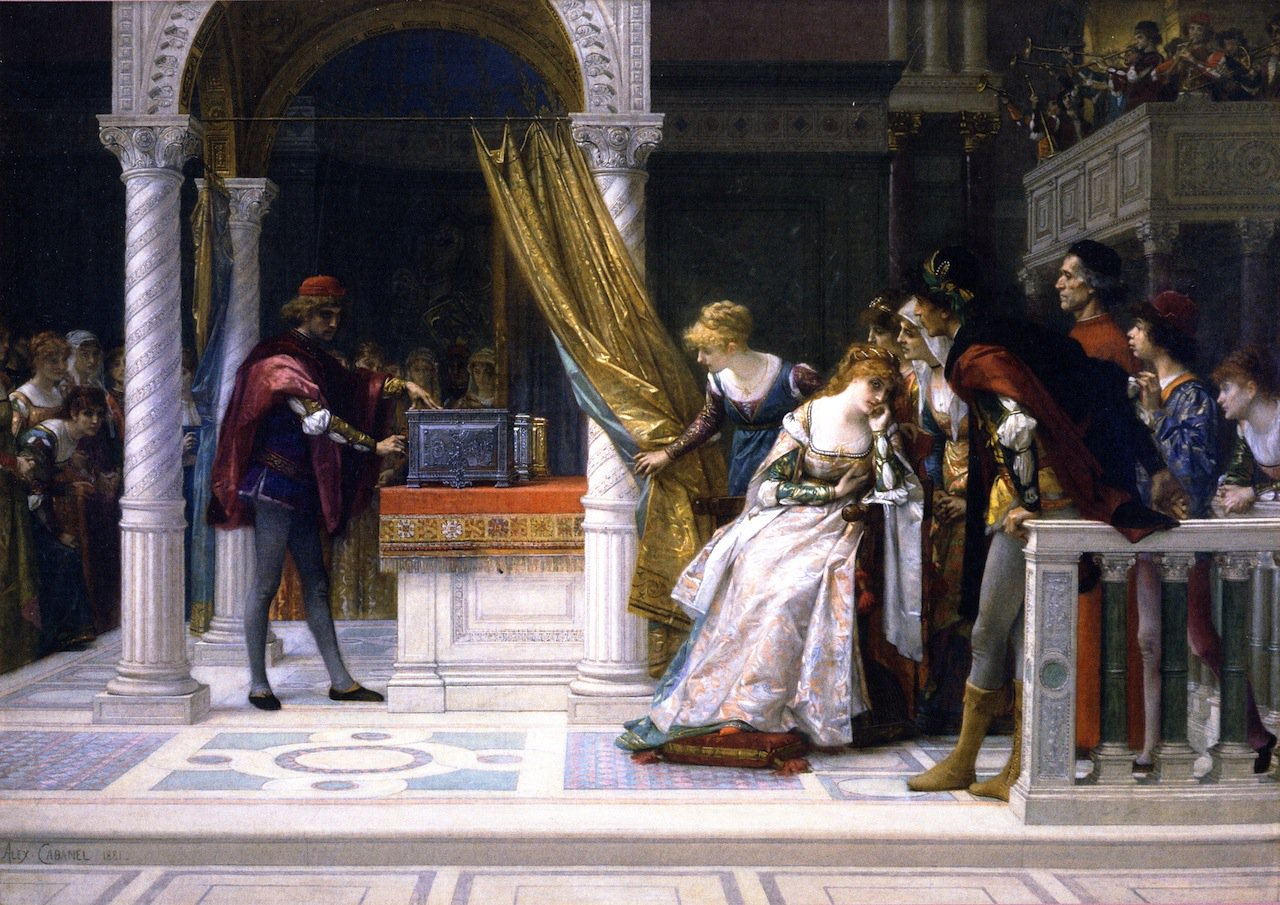 Portia from The Merchant of Venice Painting | Alexandre Cabanel Oil ...