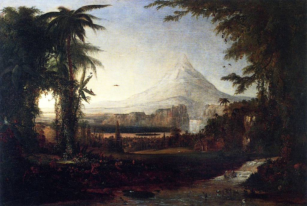 The Garden of Eden Painting | Robert Scott Duncanson Oil Paintings