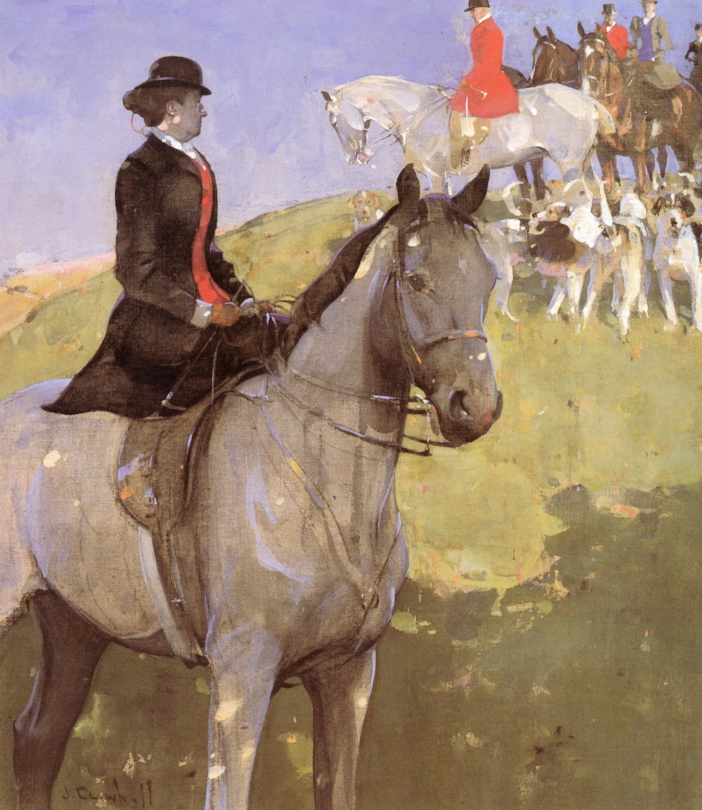 The Meet Painting | Joseph Crawhall Oil Paintings