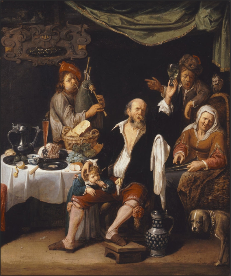 Merry Company Painting | David Ryckaert III Oil Paintings